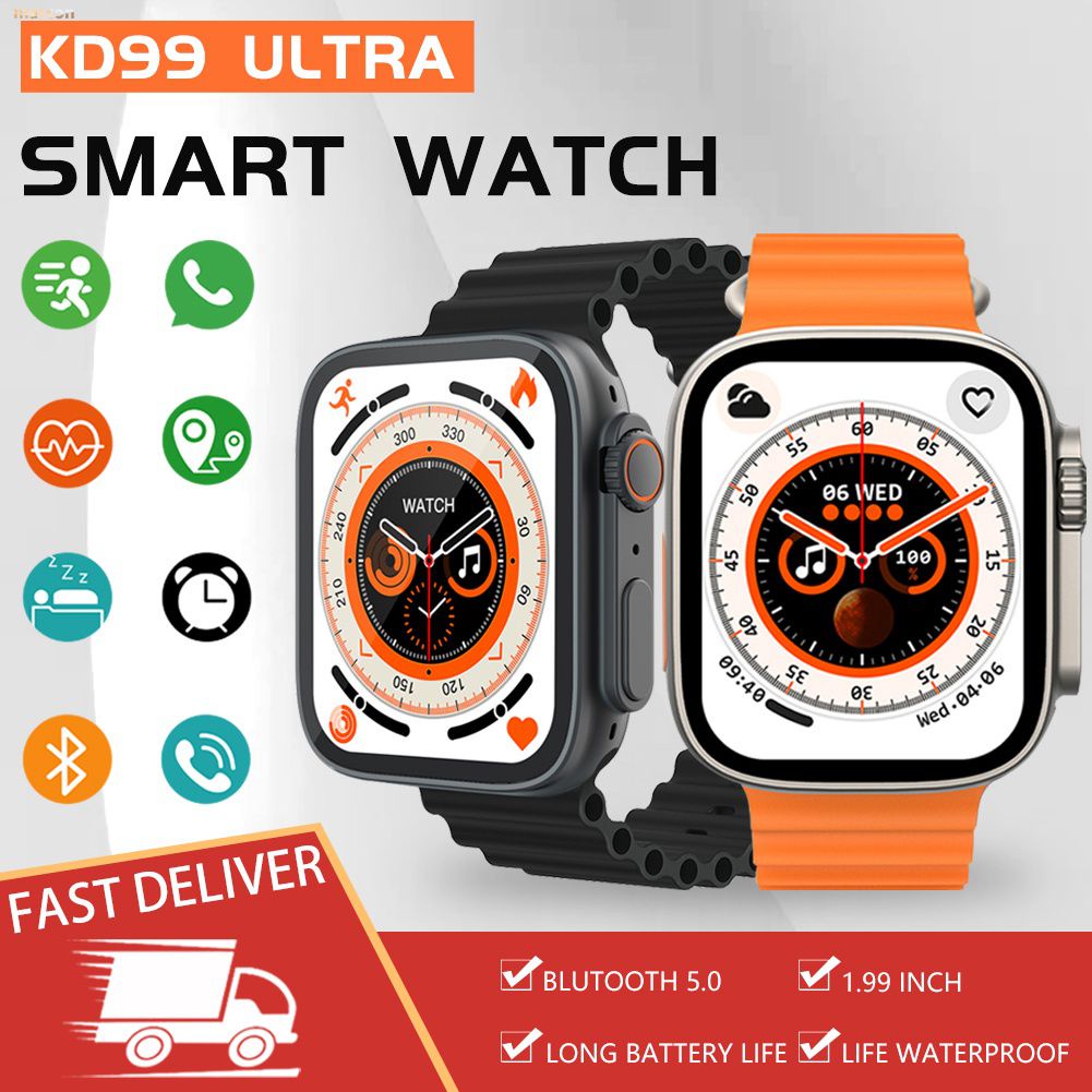 Relógio 8 Ultra Série Kd99 Smartwatch Inteligente Bluetooth Esportes ...