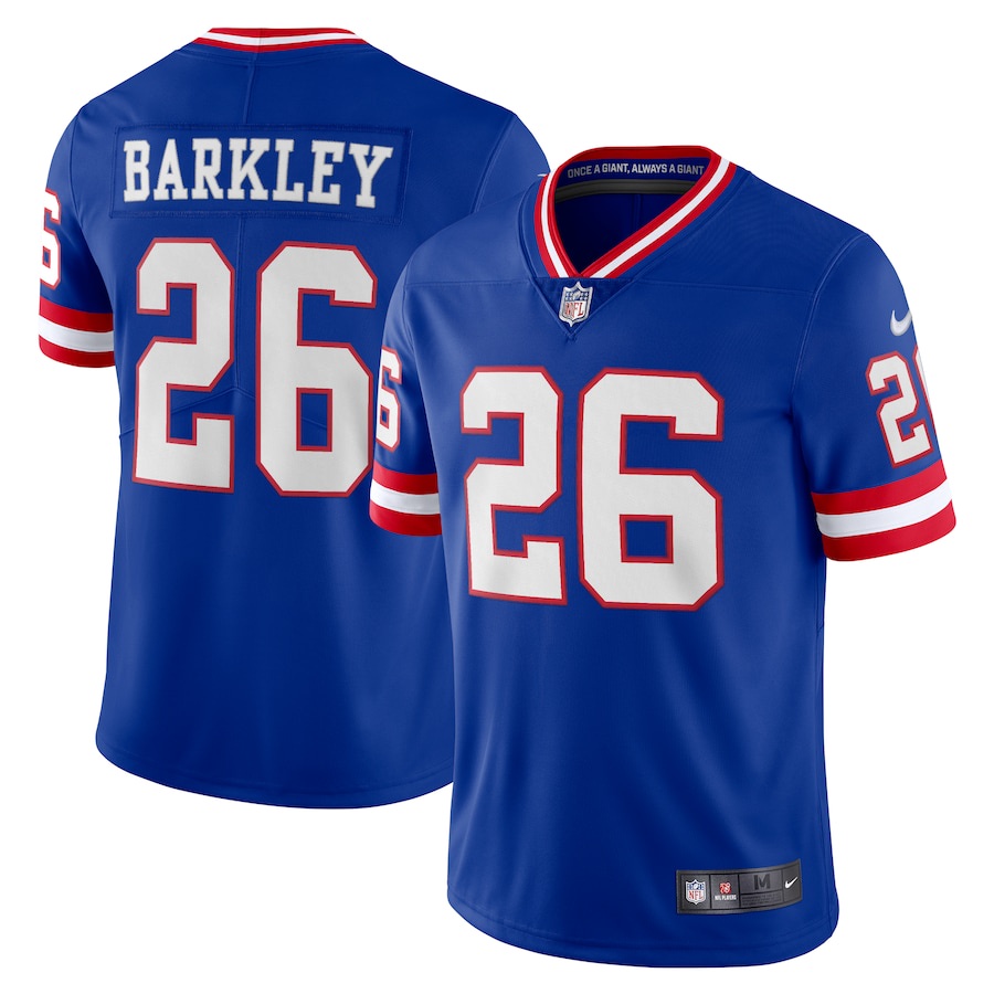Camiseta Masculina 2022NFL New York Giants Saquon Barkley Azul ...