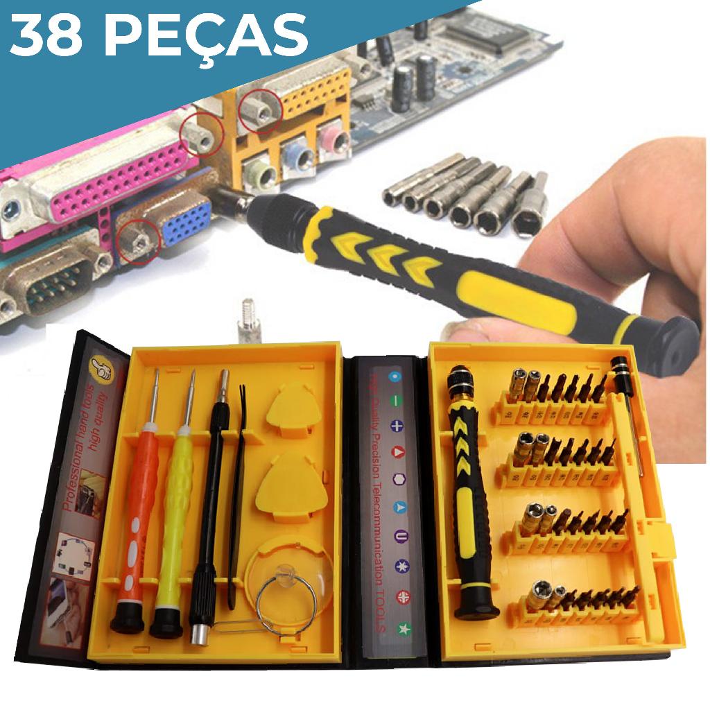 Kit Jogo Ferramentas Chaves De Precisão Para Fazer Manutenção E Abrir ...