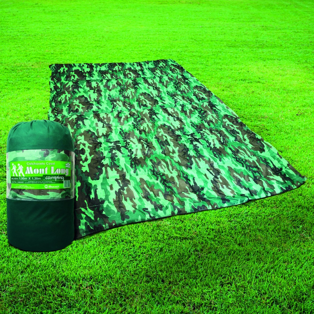 Colchonete Acampamento Camping 1,90x1,30m Casal com Bolsa | Shopee Brasil
