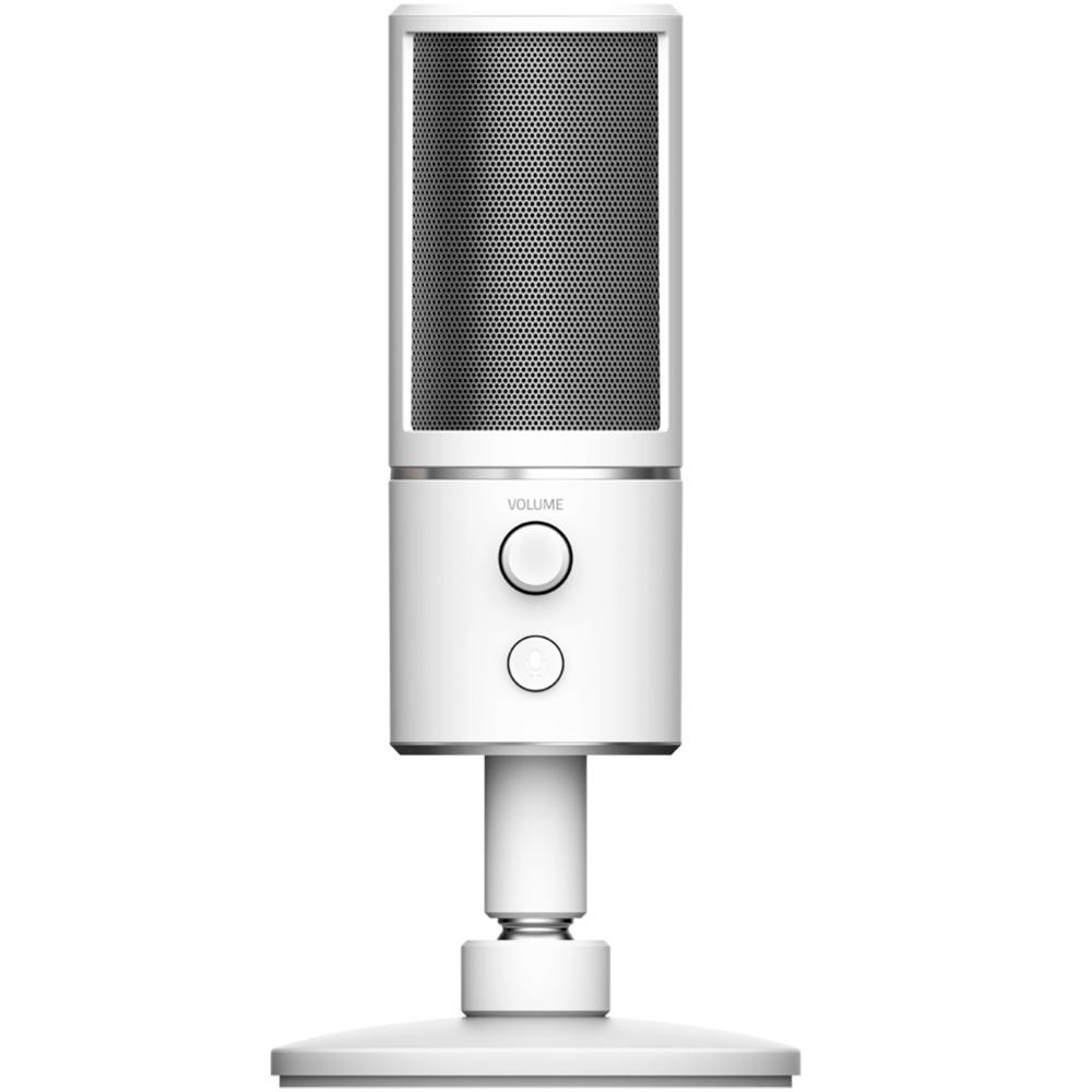 Microfone Razer Seiren X, USB, Mercury White | Shopee Brasil