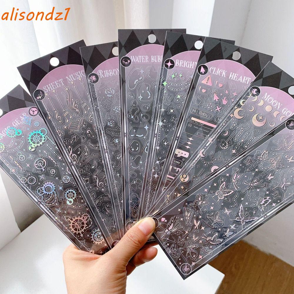 ALISONDZ1 Goo Card Sticker 1Pc Acessórios Brilhantes De PVC Céu ...