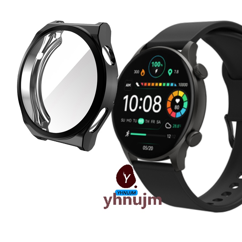 Caixa TPU Para HAYLOU Solar Plus RT3 Protetor De Tela Relógio RT3 Capa ...