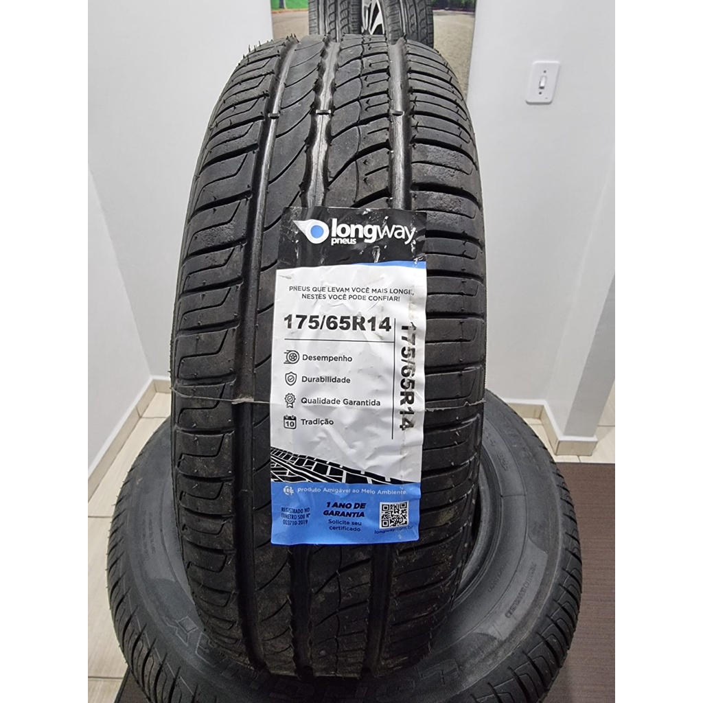 Kit 2 Pneus Remold Aro 14 175/65 Longway Pneus + Garantia | Shopee Brasil