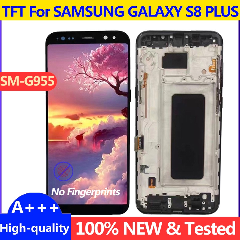 original A + + Nova Incélula Frontal S8 + Para SAMSUNG Galaxy S8 plus G955 G95f Montagem Do ...