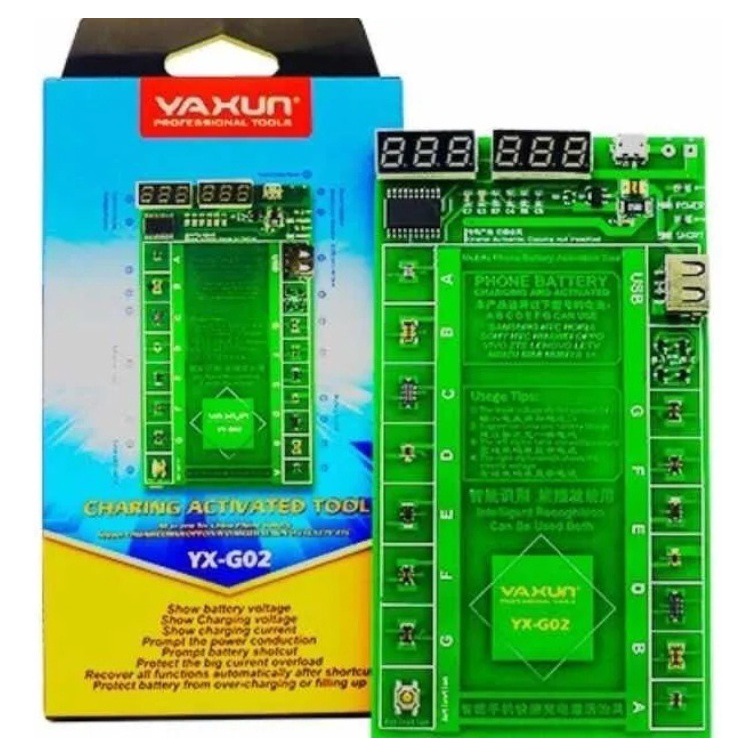 Placa Ativadora Bateria Yaxun Yx-g02 Choque Em Bateria Bancada de Trabalho | Shopee Brasil