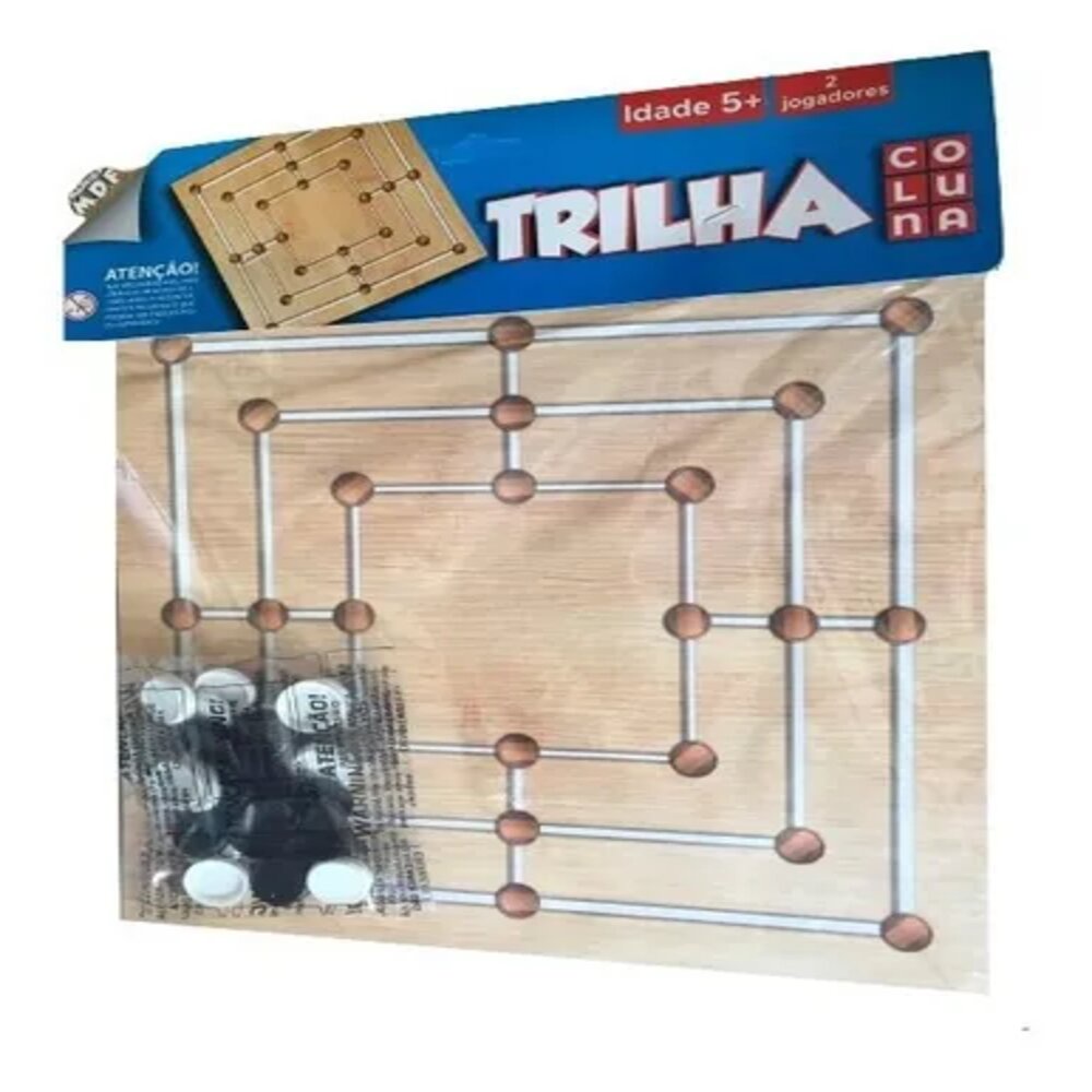 Jogo de Tabuleiro - Trilha - 30x30 cm - MDF - Solapa | Shopee Brasil