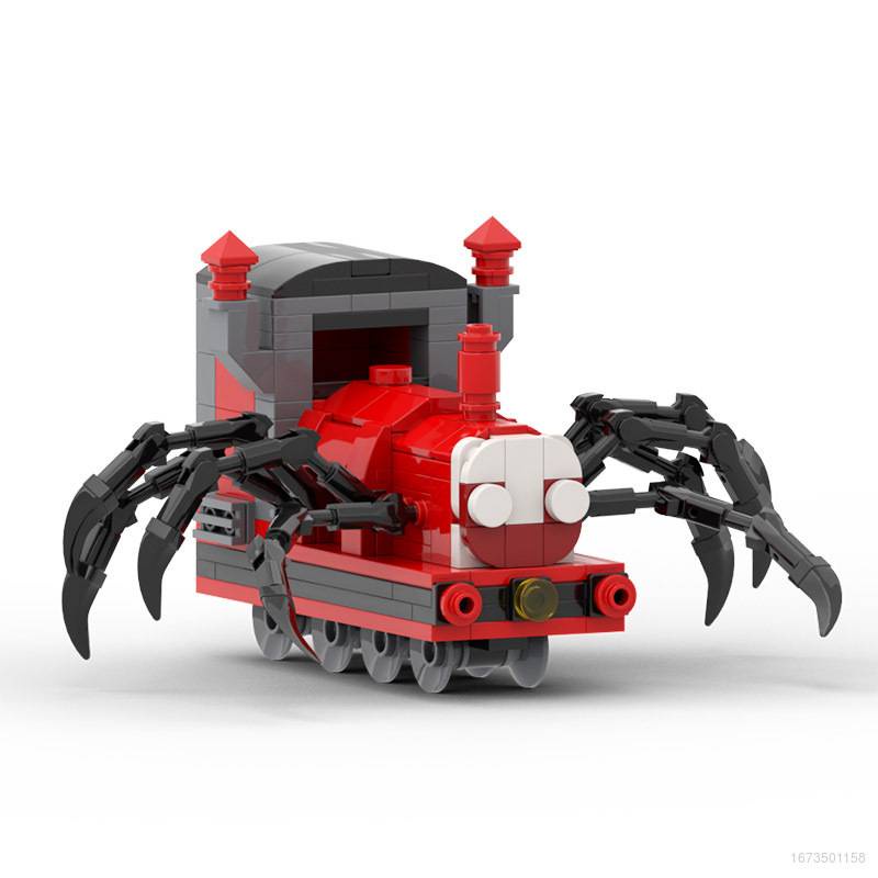 Novo Choo-Charles Building Blocks Spider Train Action Figure Modelo ...