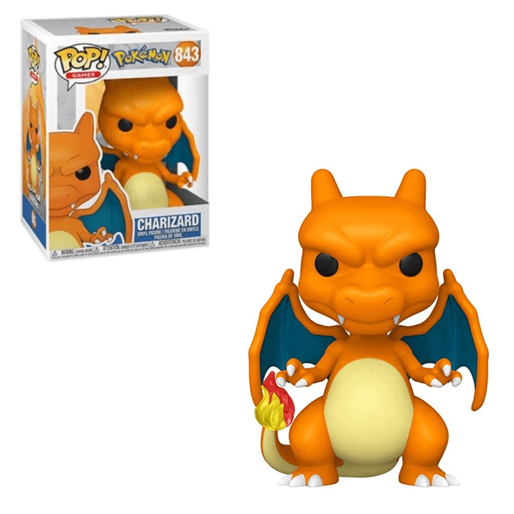 Charizard - Funko POP 843 - Pokémon (ORIGINAL) - Escorrega o Preço