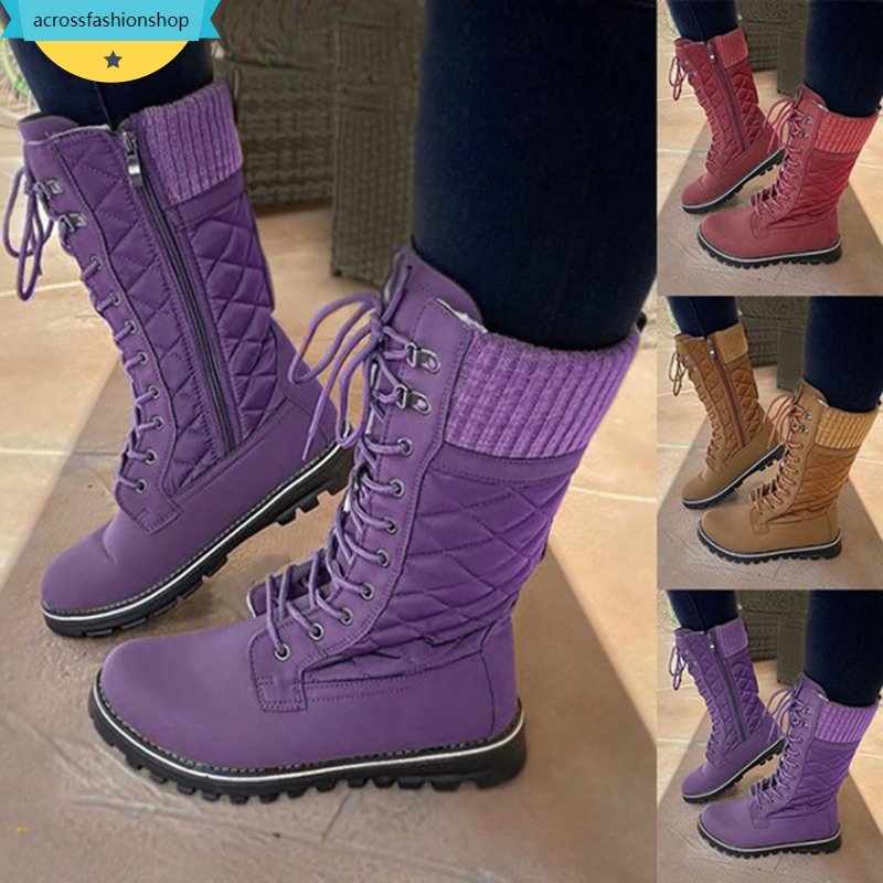 AF2 】 Novas Botas Femininas De Outono E Inverno Para Neve Manter ...