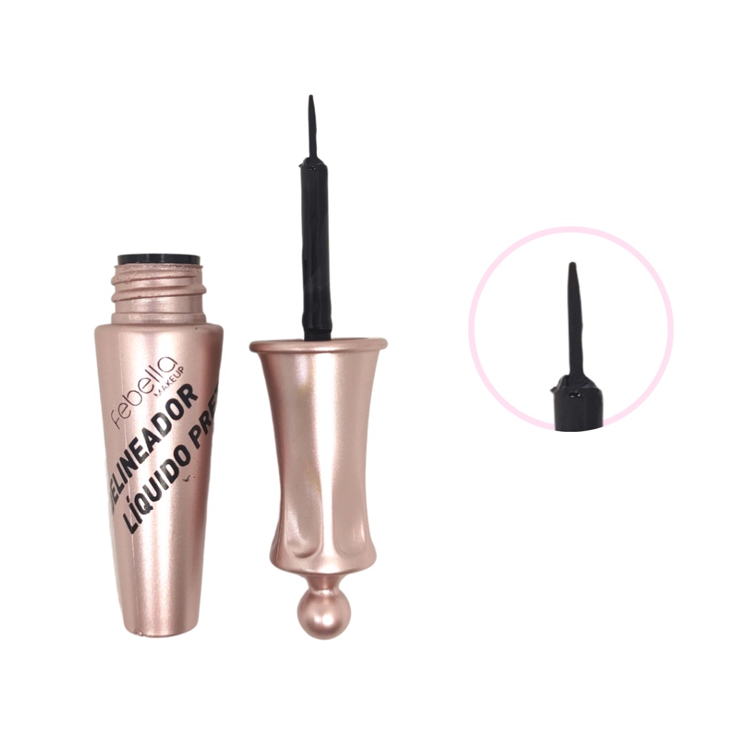 delineador liquido febella rose | Shopee Brasil