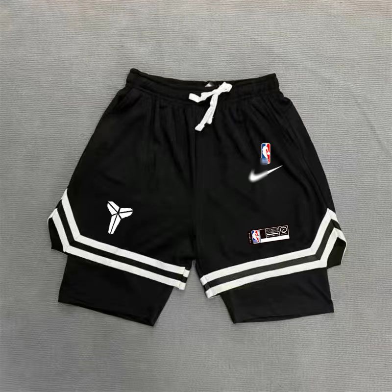 Short Estilo Americano NBA/Calça Dupla Camada/Forro/Respirável E ...