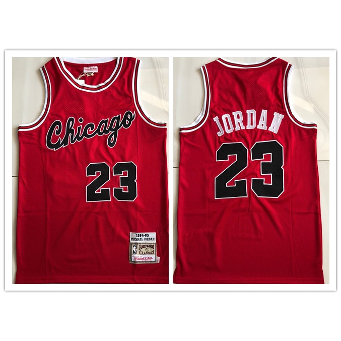premium version nba Chicago Bulls No. 23 red 84-85 basketball jersey ...