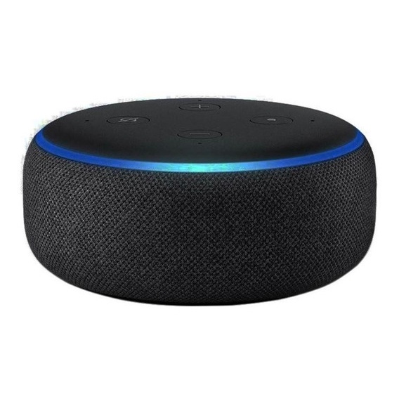 Echo Dot Assistente virtual Amazon 3rd Gen Alexa charcoal | Shopee Brasil