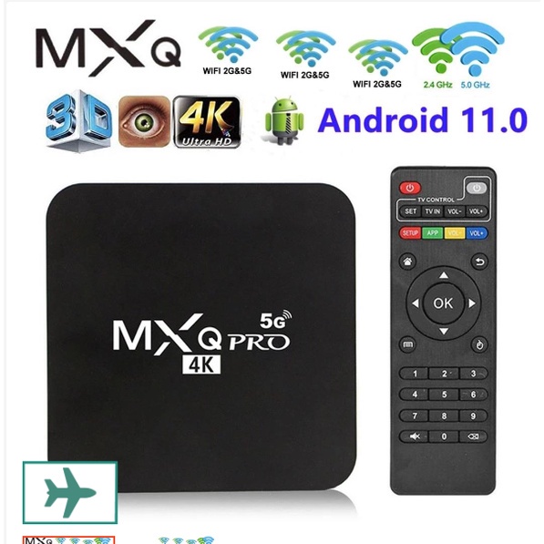 MX Q PRO 4K 5G Smart Tv Android 10.0 16GB 256GB Hd Player - Escorrega o ...