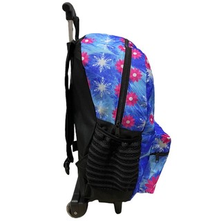 Kit Mochila Escolar Frozen Com Rodinhas+ Toalhinha e Potinhos (Pronta ...