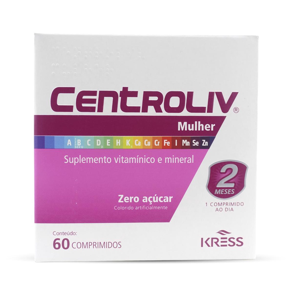 Centroliv Mulher 60 Comprimidos Kress | Shopee Brasil