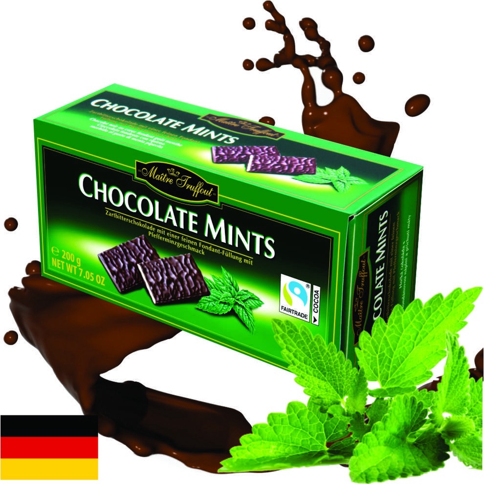 Chocolate Sabor Menta com Recheio Cremoso 200g | Shopee Brasil