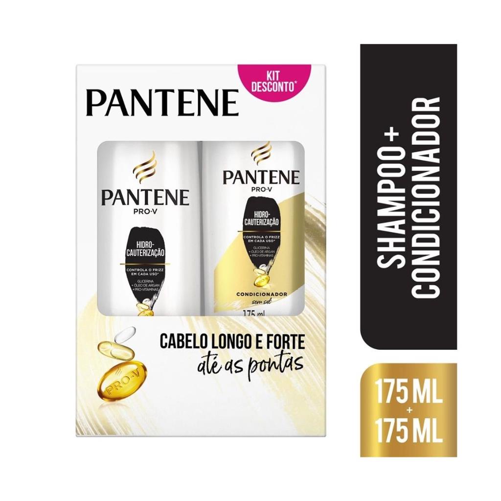 Kit Pantene Hidro Cauterizacao - Sh +Cond - 175ml | Shopee Brasil