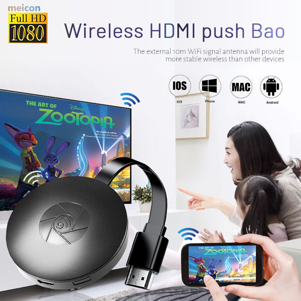 Chromecast originais G2 4k Ultra Hd Para Tv Streaming Google Miracast ...