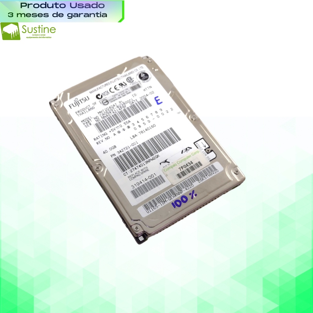 Hd Ide Notebook 80gb 100% De Saude Diversas Marcas | Shopee Brasil