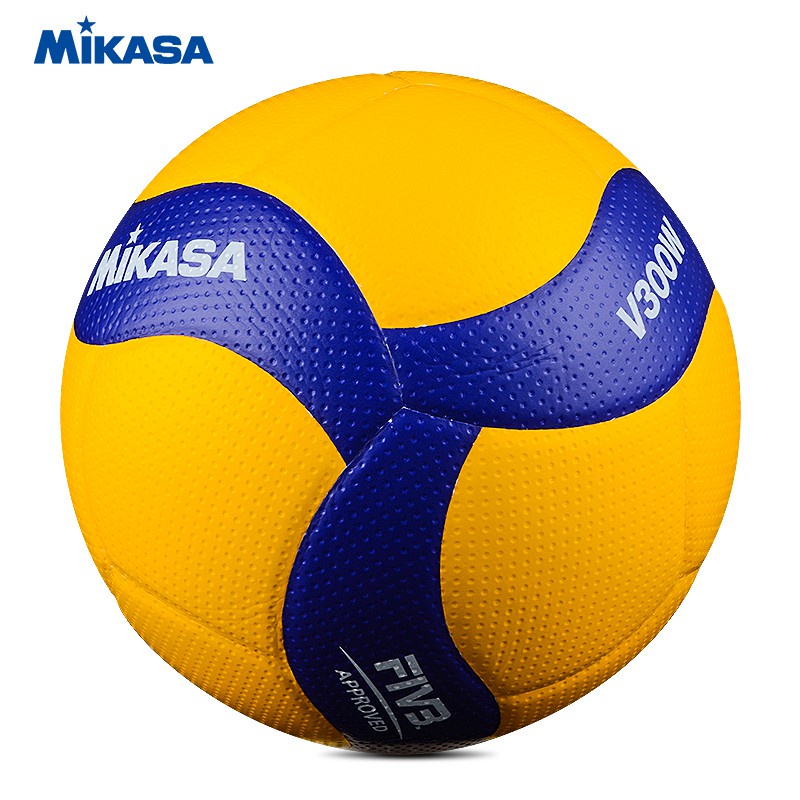 V200W V300W Mikasa PU Bola De Vôlei Em Couro Tamanho 5 Com Bomba ...