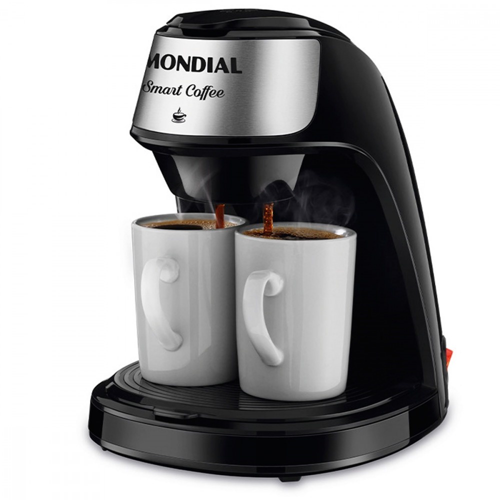 Cafeteira elétrica 2 xícaras preta Smart Coffee - C-42-2X-BI - Mondial ...