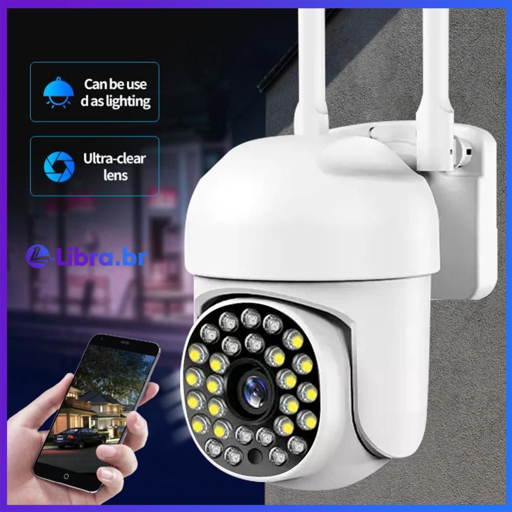 Câmera De Segurança Sem Fio 3MP HD A13 Cctv À Prova D'água 360 Graus ...