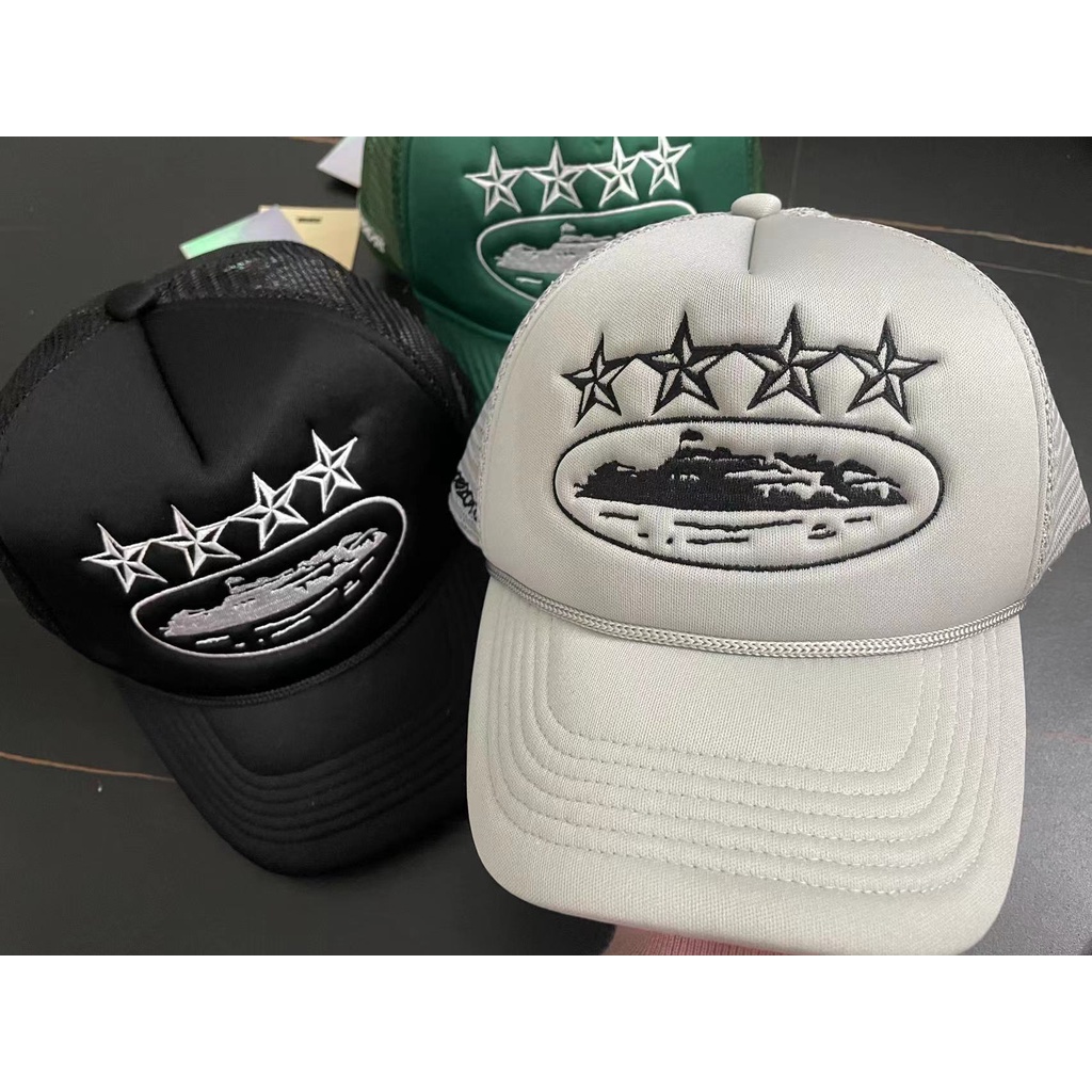 Corteiz Calças Impressas LOGO De Macacão Retas Cordão De Arrasto ...