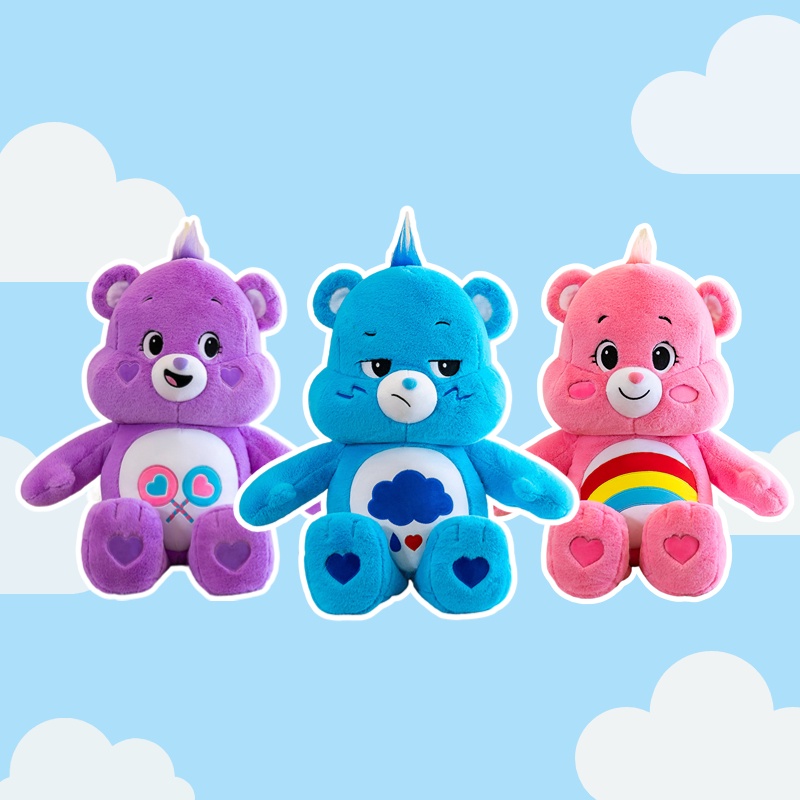 Pelúcia de Natal Urso Arco-íris Brinquedo de Pelúcia Macio e Fofo Urso de Boneca Ano Novo ...