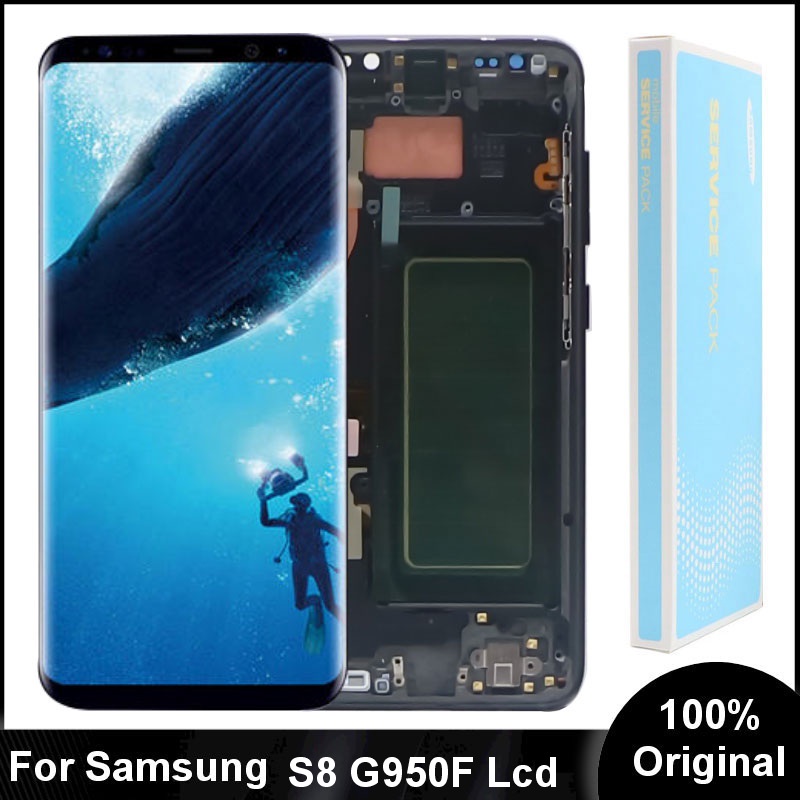 Lcd Original Para Samsung Galaxy S8 Display G950 G950F SM-G950F/DS ...