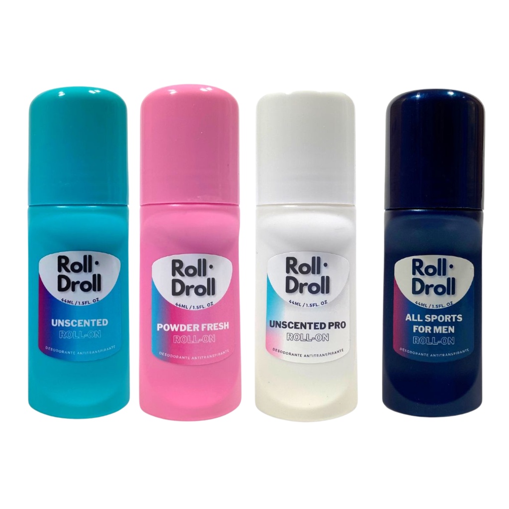 Combo 3 Desodorantes Roll-on Roll Droll (Antigo Hi & Dri) | Shopee Brasil