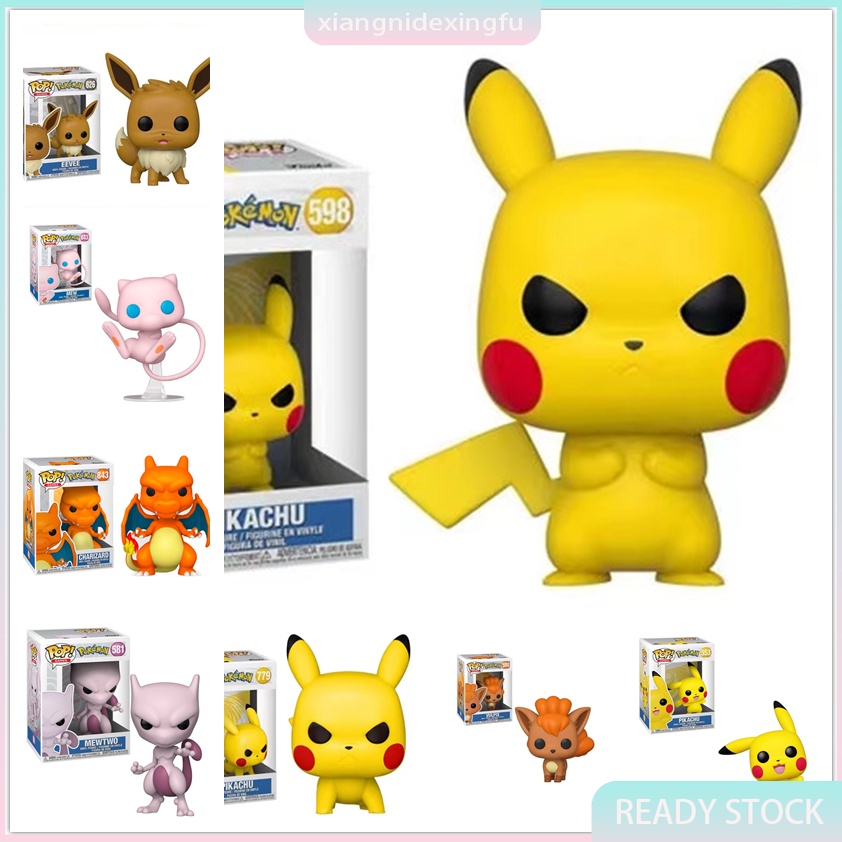 Funko Pop Pokemon Charizard Pikachu Eevee Mewtwo Vulpix Figura De Ação ...