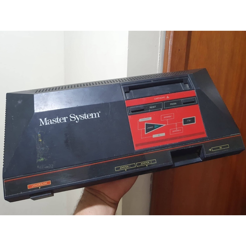 Sega Master System Somente O Console Funcionando 100% A2 - Escorrega o ...
