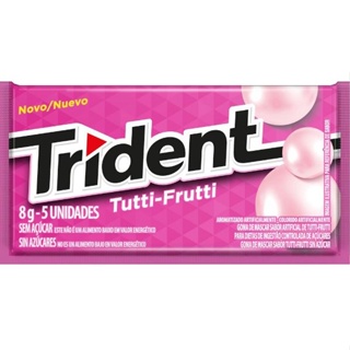 Chiclete TRIDENT 1 unidade de 8g - Sabores Variados | Shopee Brasil