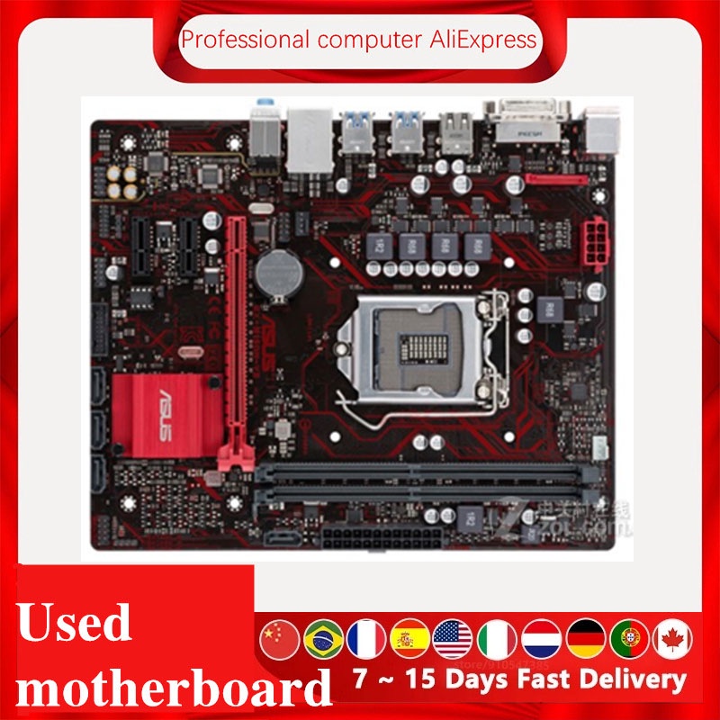 Placa-mãe para Asus EX-B150M-V3 B150M-V3 original usado Intel B150M ...