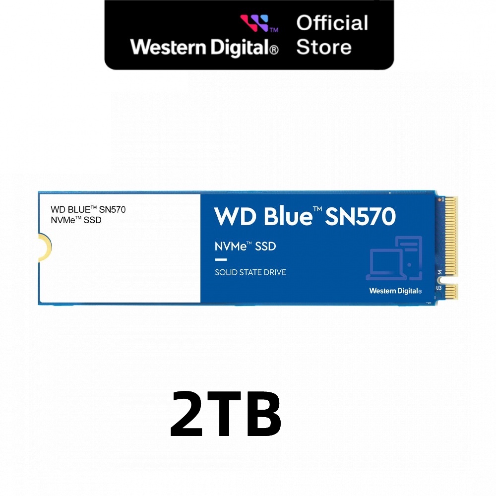 Western Digital WD Blue SN570 2TB NVMe PCIe Gen3 Unidade Interna De