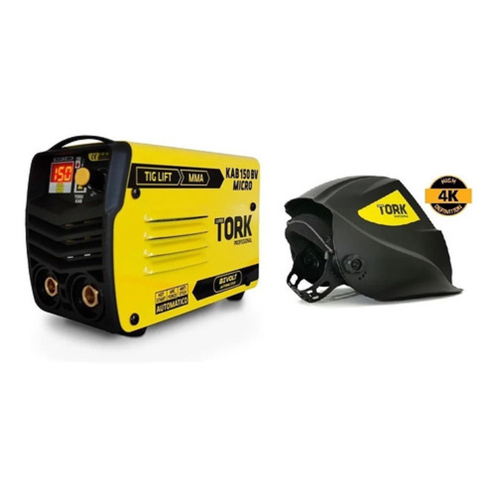 MÁQUINA DE SOLDA INVERSORA 150A MMA TIG LIFT MICRO BIVOLT IE-6150 SUPER ...