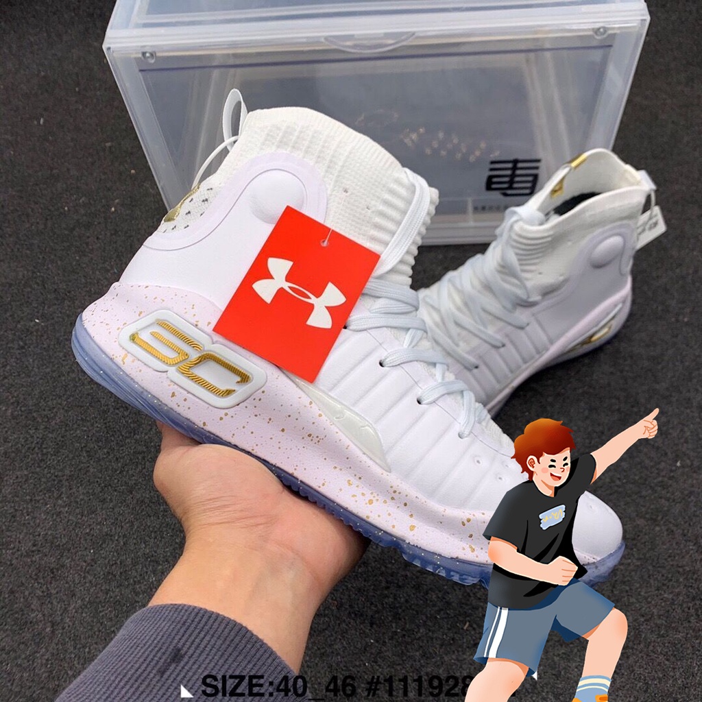 Moda Botas De Cano Alto UA Coury 9a Geração Sapatos De Basquete Tamanho ...