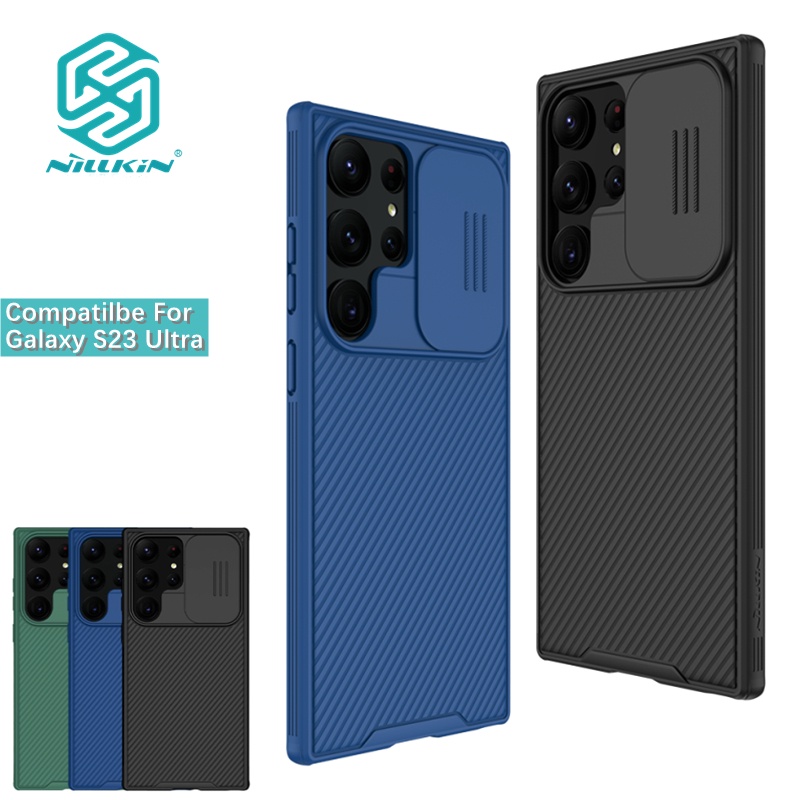 Nillkin Para Samsung Galaxy S22 Ultra/Plus/S22 +/S23 Camshield Pro PC Protege A Lente De Câmera ...
