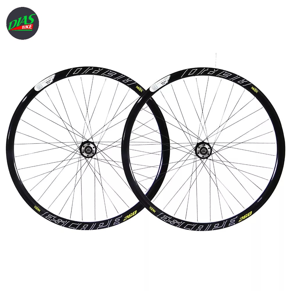 Par de Roda Aro 26 Vzan Escape Para Freio a Disco Cubo Rosca ...