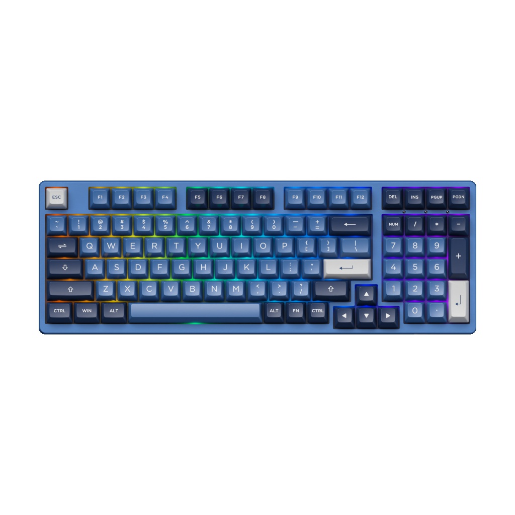 Akko 5075B Plus V2 75% Hot Swappable Multi-Modos RGB Teclado Mecânico ...