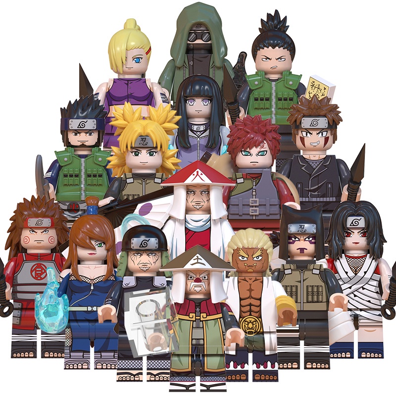 Lego Building Block MiniFigure Konoha Ninja Anime I Love Luo Ban ...