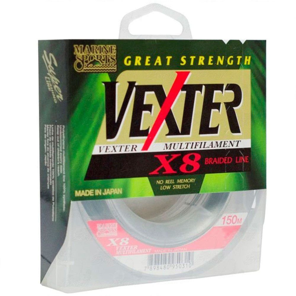 Linha Multifilamento Vexter X8 8 Fios Trançados Marine Sports 150m ...