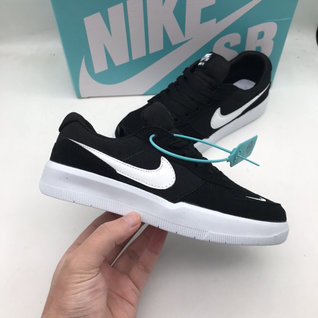 Nike SB Force 58 " Dutch Blue " Suede Red Men and Women Sneakers Unisex ...