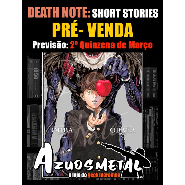 Death Note: Short Stories [Mangá: JBC] | Shopee Brasil