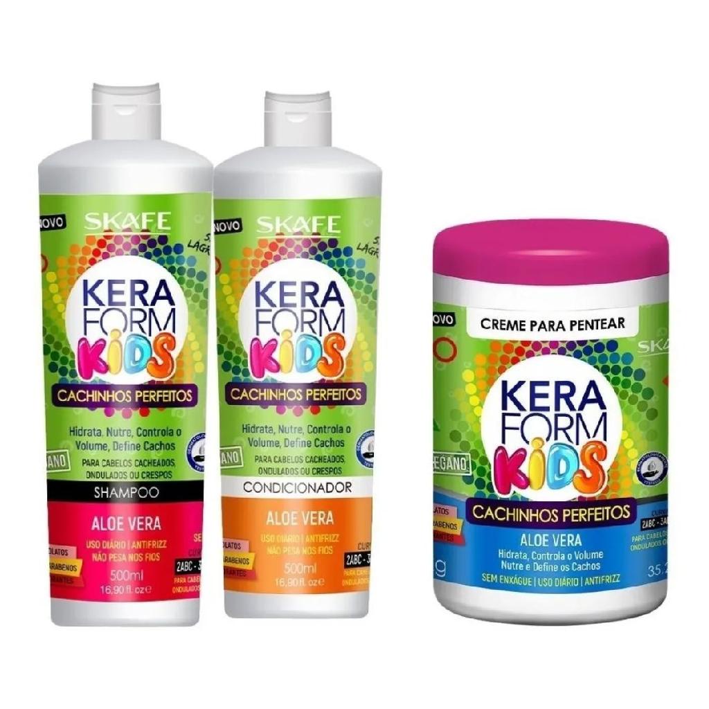 Kit Completo Kids Cachinhos Perfeitos Keraform | Shopee Brasil