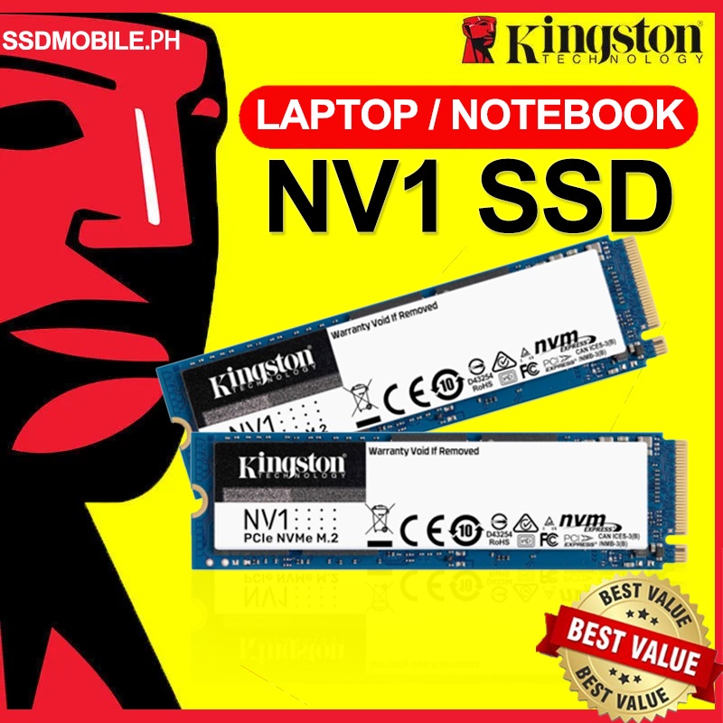 SSD Kingston Nv1 120G/250G/500G/1T NVMe PCIe Performance Solid State Drive Samsung 850/860/870 ...