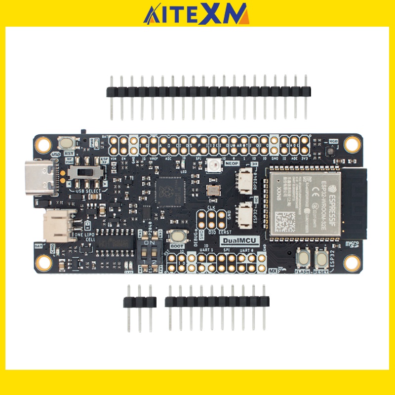 DualMCU ESP32 + RP2040 Placa De Desenvolvimento Dual Core 32 Bit ARM Internet Smart Home ...