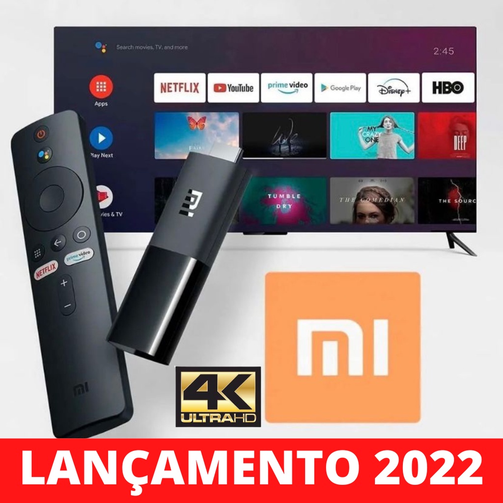 Xiaomi Mi Tv Stick 4k HD Transforma Tv comum em Smart Hdmi - Escorrega ...